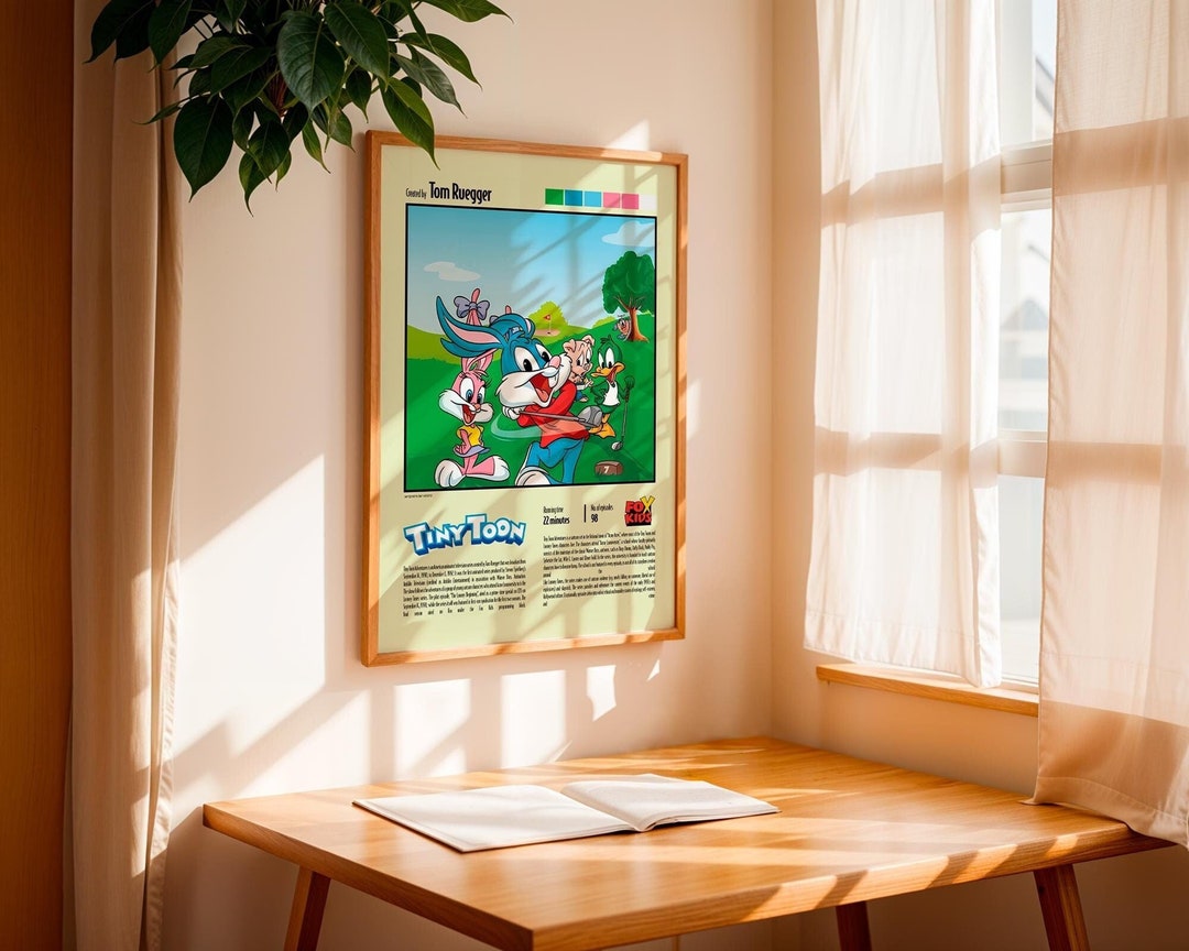 Tiny Toons / Anime / Cartoon Poster / Wall Art / Wall Prints / Home ...