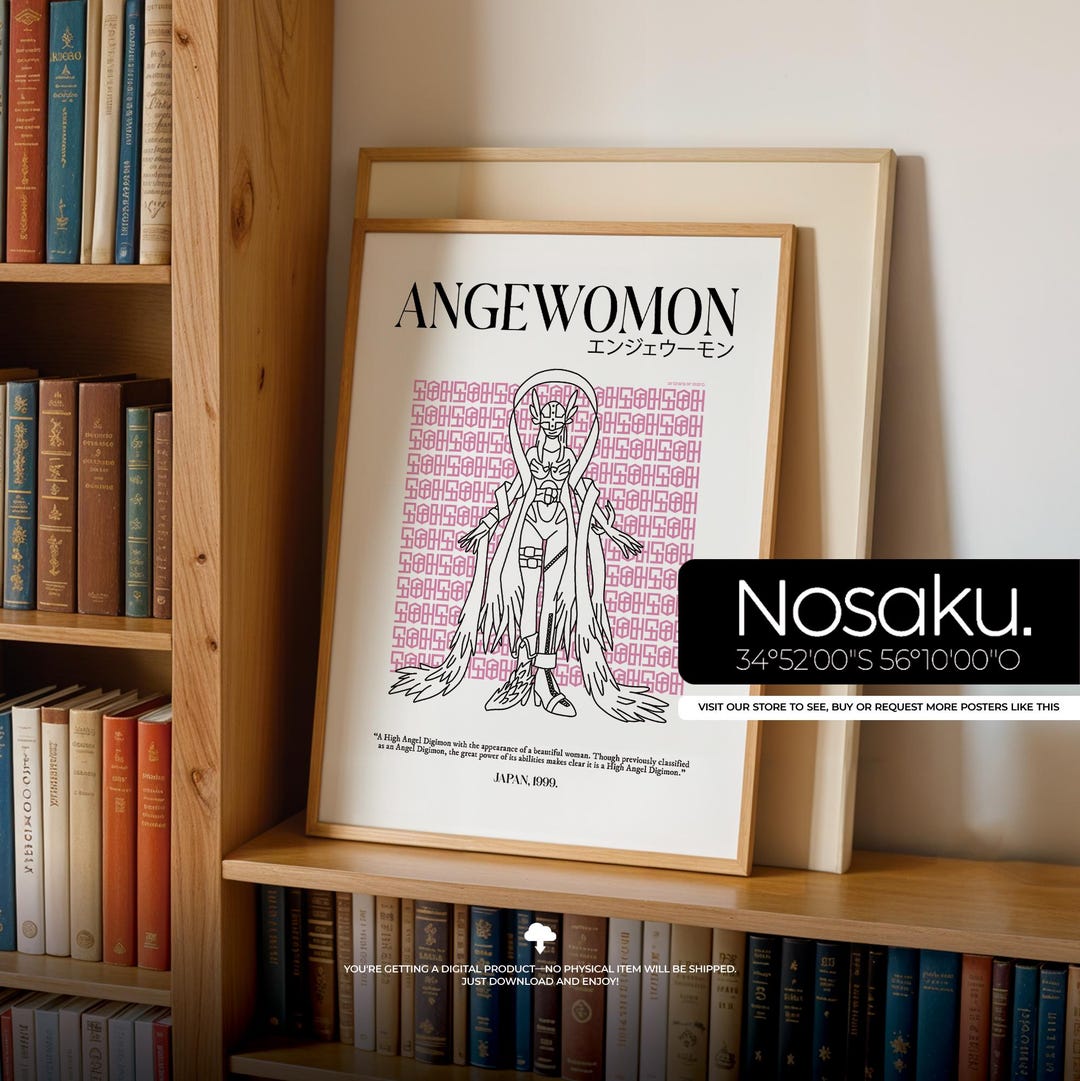 Angewomon |digimon |digital Monsters |wall Art |wall Art |wall Prints ...