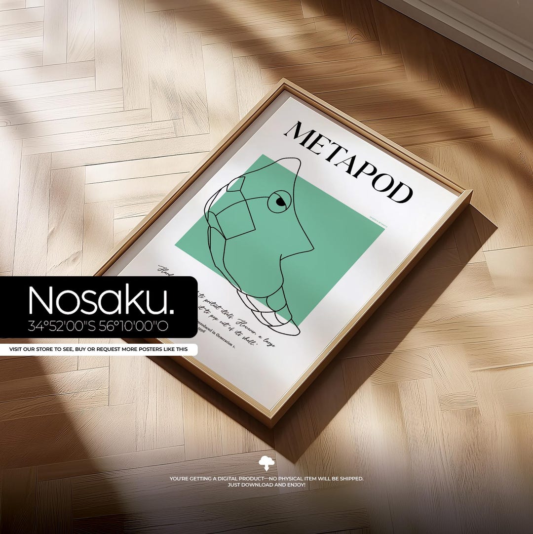 Metapod |pokemon |wall Art |wall Art |wall Prints |gift Poster ...