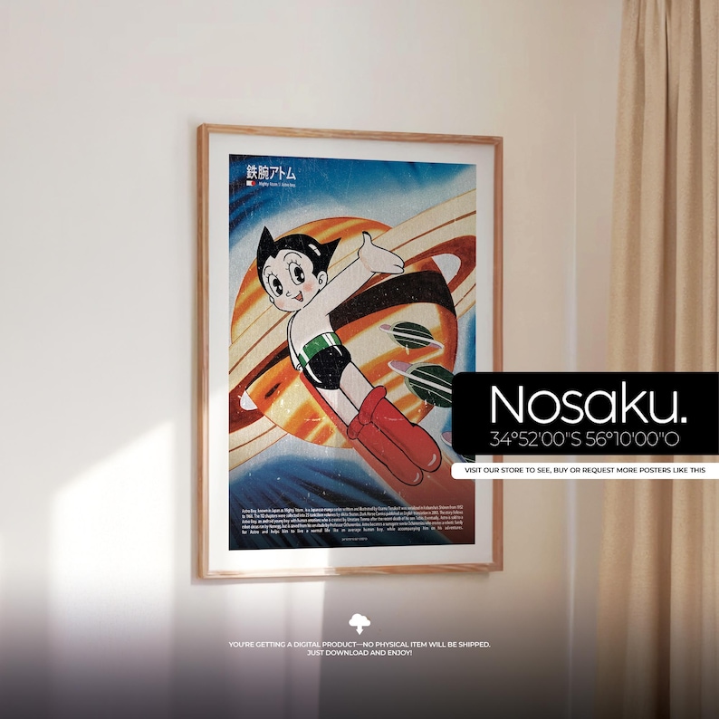 Astro Boy |mighty Atom |wall Art |wall Art |wall Prints |gift Poster ...