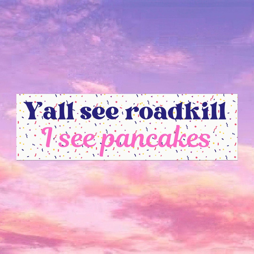 Funny Roadkill Pancake Car Magnet, Teen Driver Gift, License Permit ...