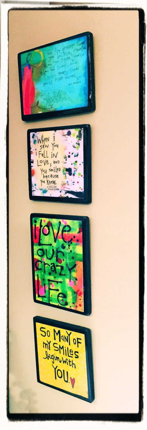 Life Doesn't Have to Be Perfect to Be Wonderful Print on Wood Canvas - Etsy
