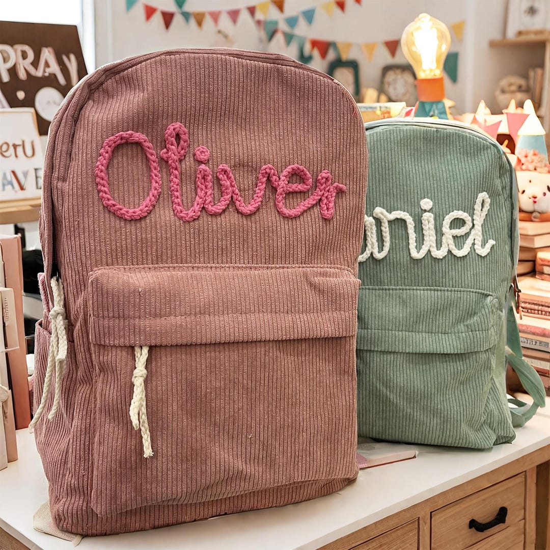 Custom Kids Backpack With Name,personalize Toddler Book Bag, School Bag ...