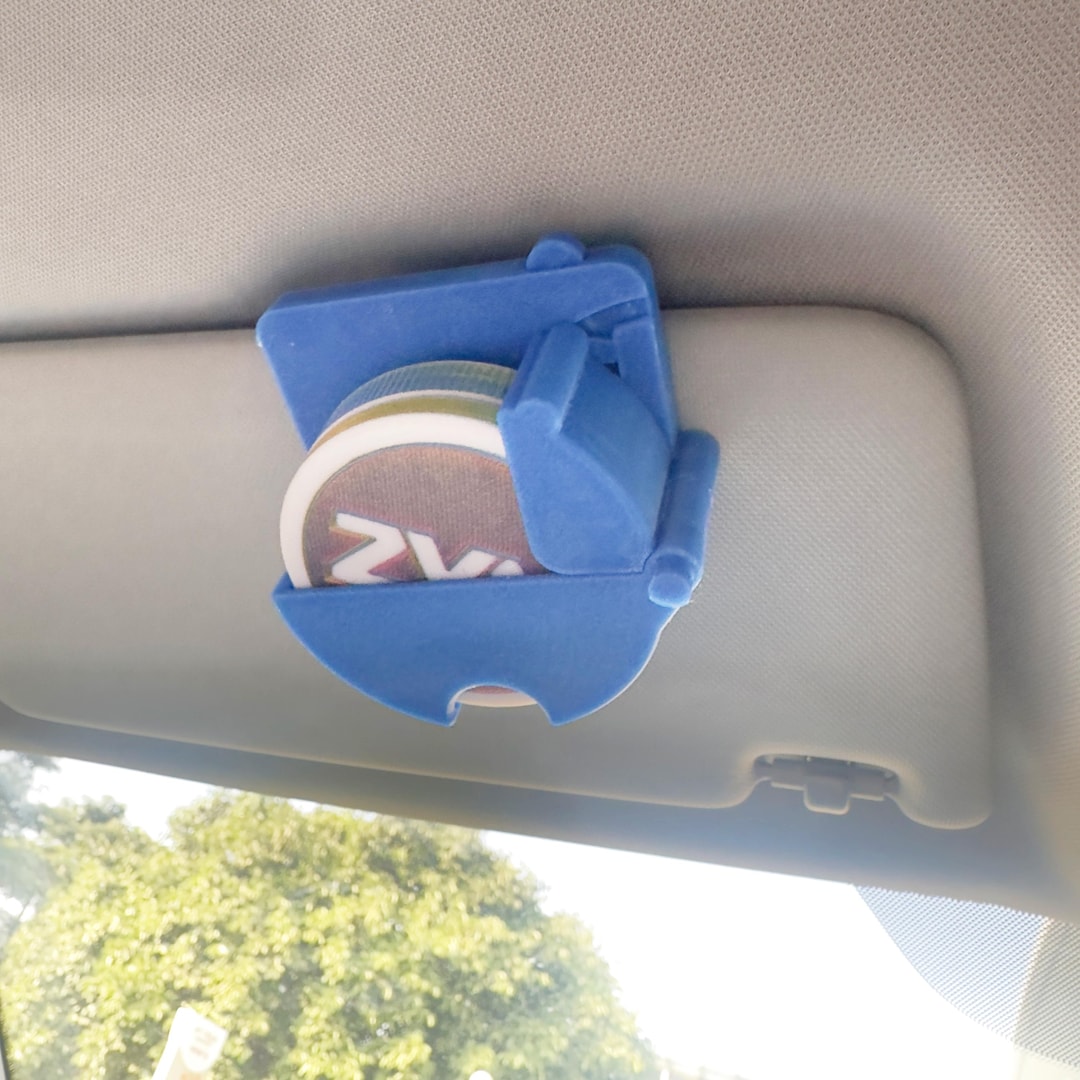 Zyn/sesh 3D Printed Visor Clip: Customizable, Ideal Car Zyn Holder ...