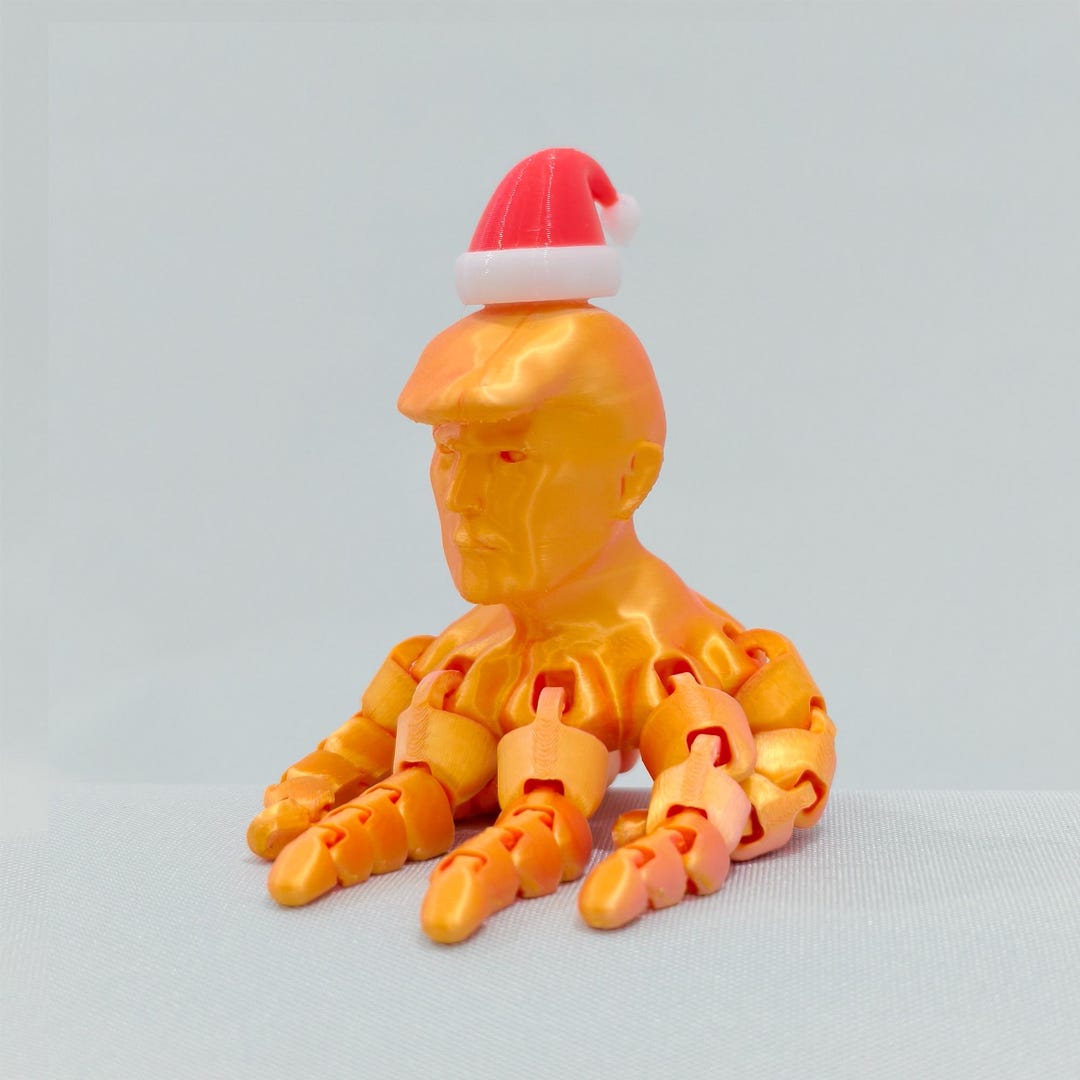 Trump 3D Printed-trump Octopus Art 3D Printed Trump Statue Unique Art ...