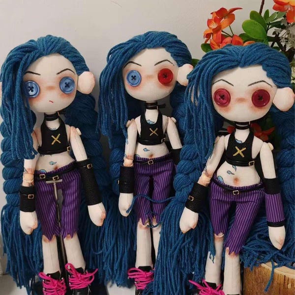 Arcane Jinx Plush - Etsy