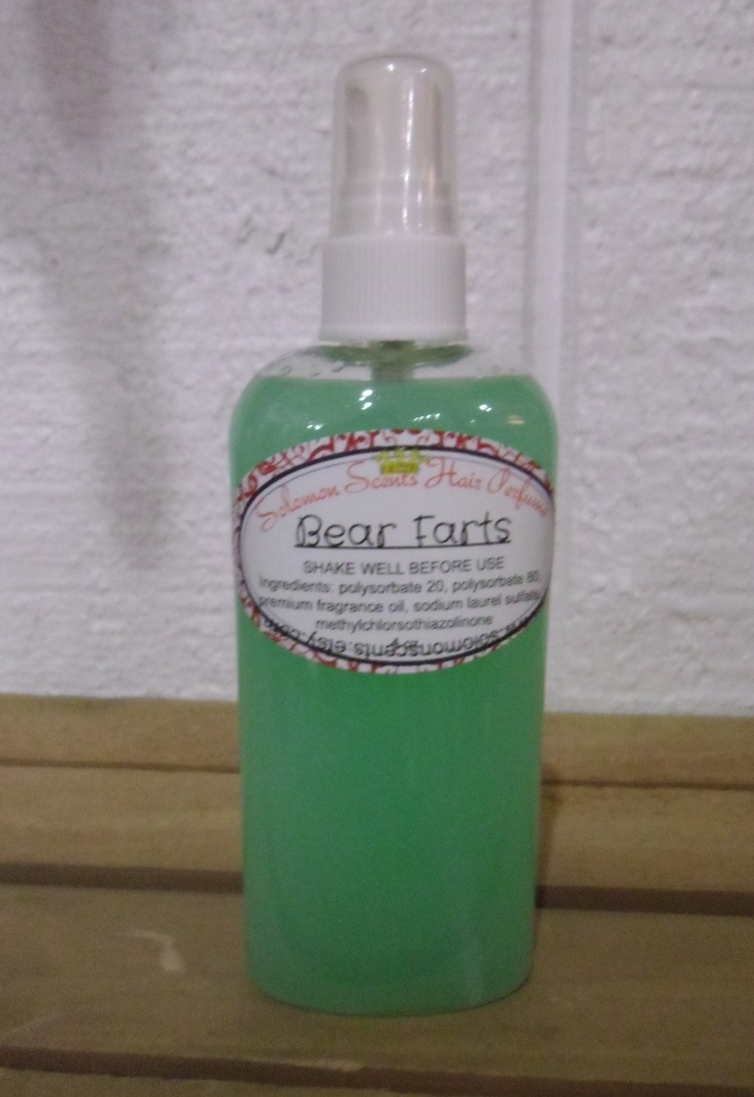 Bear Farts Hair Perfume Spray - Etsy