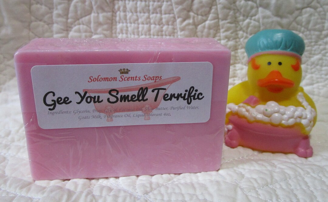 Gee You Smell Terrific Shea Butter & Goats Milk Soap - Etsy