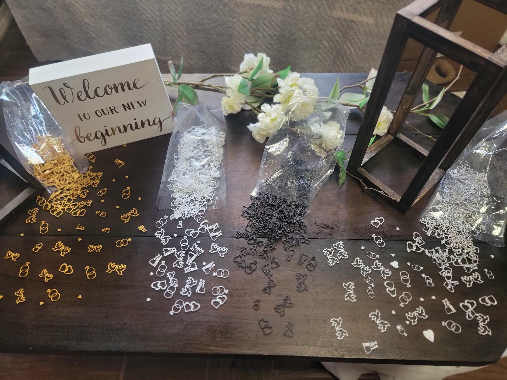 Wedding Table Scatter, Confetti - Etsy
