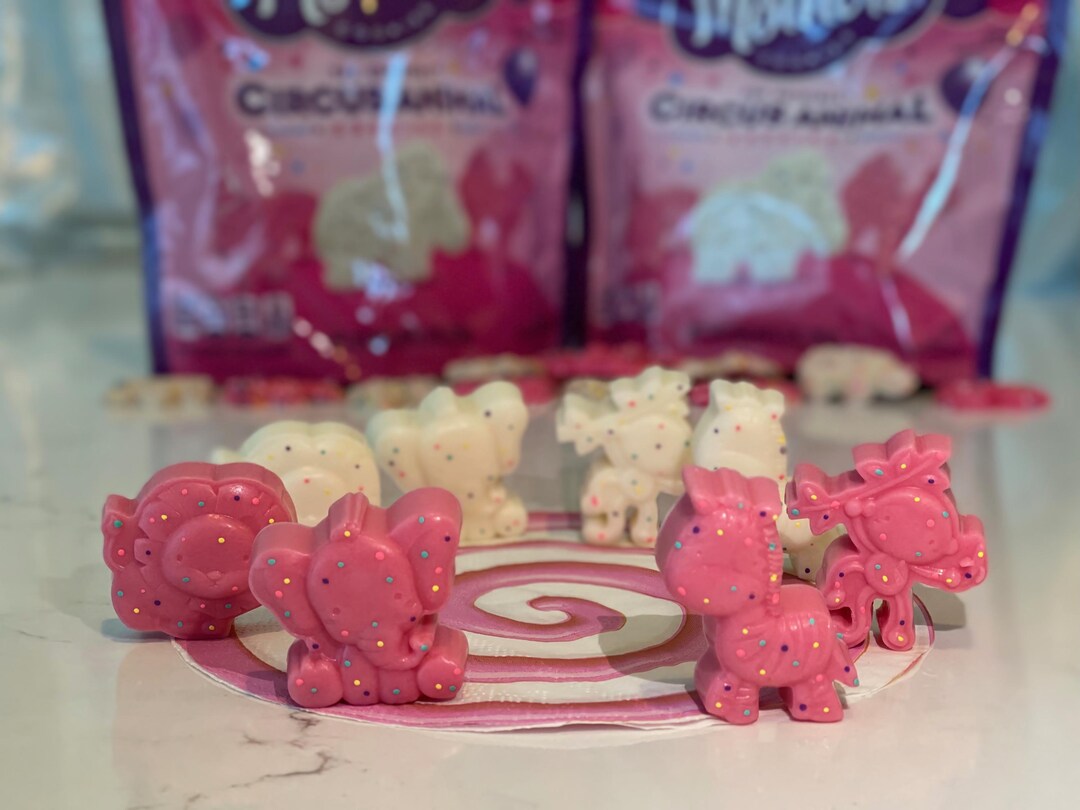 Pink and White Animal Cookies Hand Soaps - Handmade Soap, Gift Soap ...