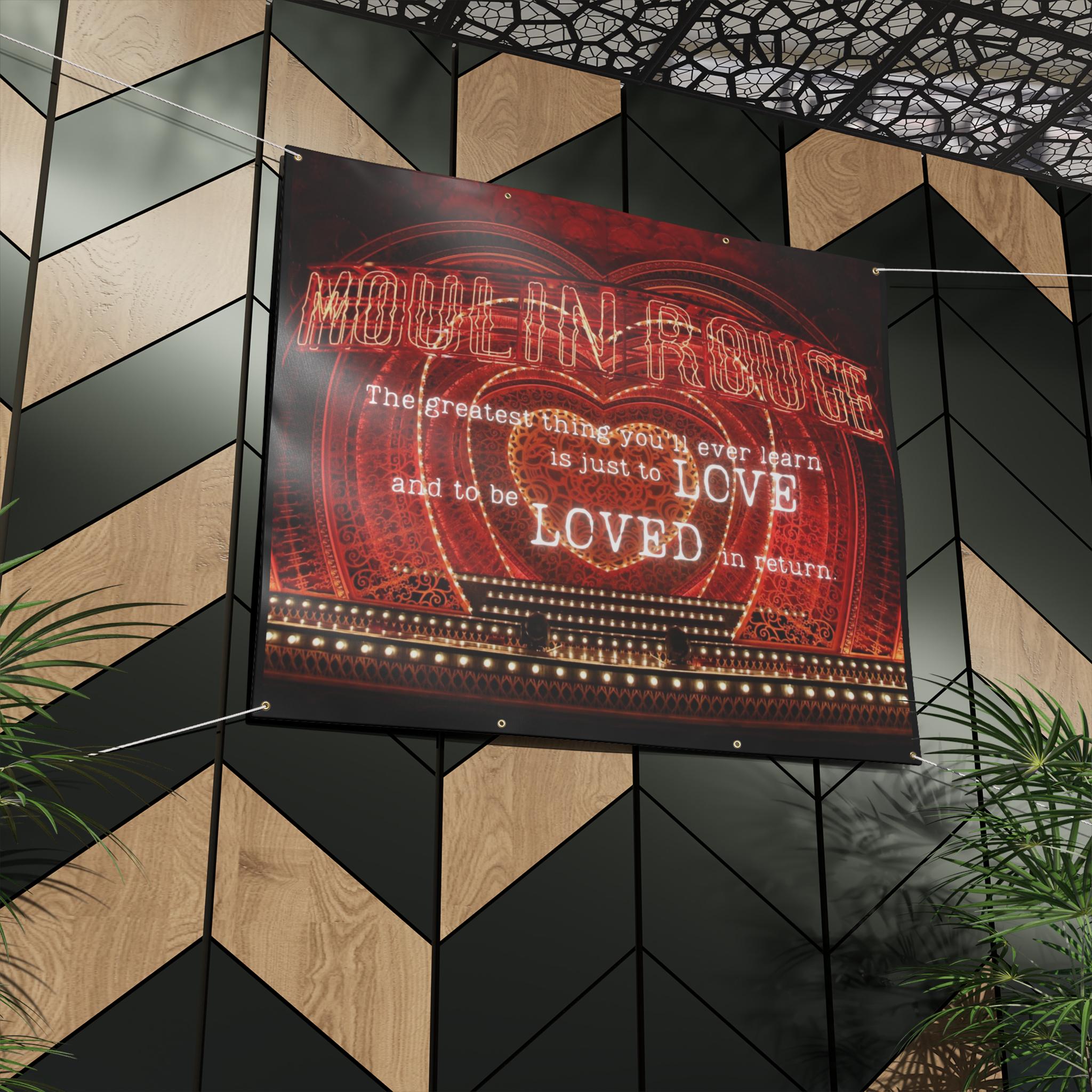 Moulin Rouge Heart Stage Quote Matte Banner - Etsy