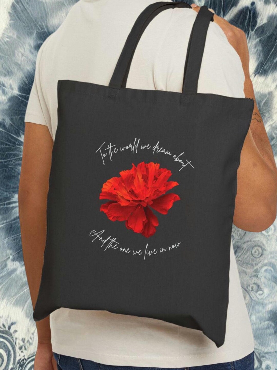 Hadestown Red Rose Cotton Canvas Tote Bag - Etsy