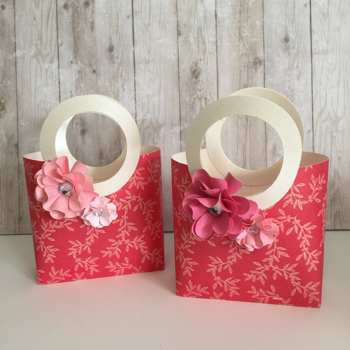 Purse Favor Paper Purse Tote Centerpiece Purse Baby Shower - Etsy