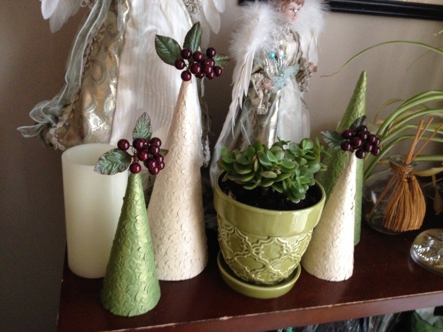 Christmas Cones Christmas Tree Decoration Cones Mantle - Etsy