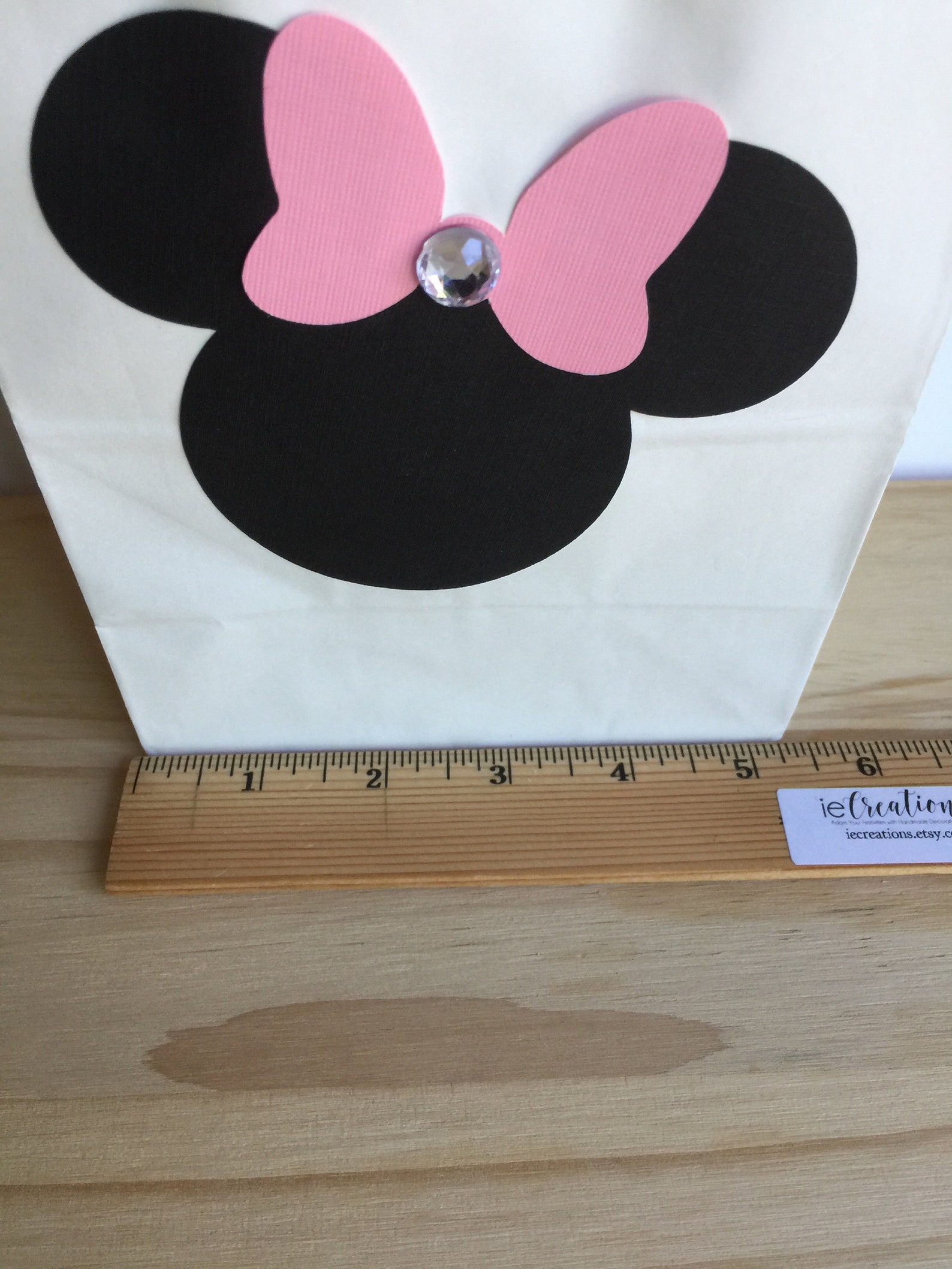 Minnie Mouse Birthday Favor Bags Birthday Bags White Gift - Etsy