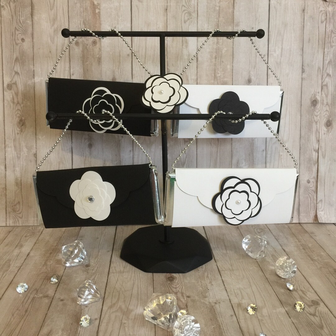 Chocolate Bar Purse Clutch Favor Bag Chocolate Bar Wrapper Bridal ...