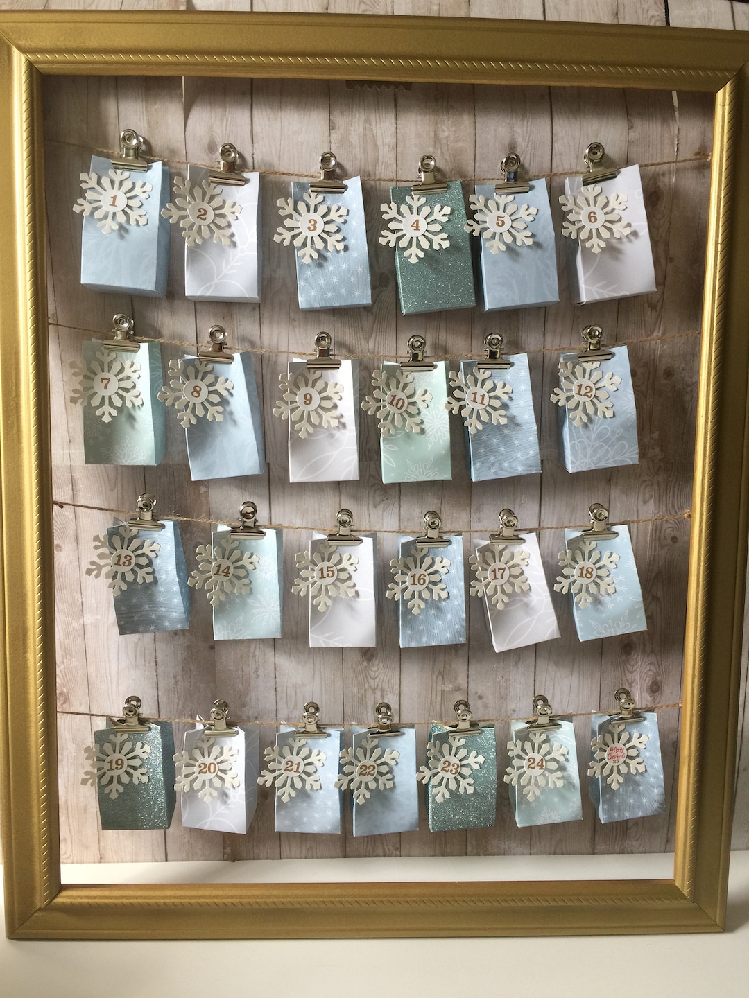 Advent Calendar Kit Advent Calendar Christmas Favor Box Favor Boxes ...