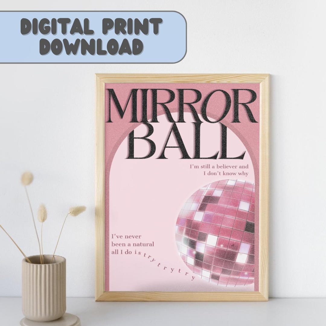 Swiftie Wall Art Prints | Lyric Inspired Print Posters | Mirrorball ...