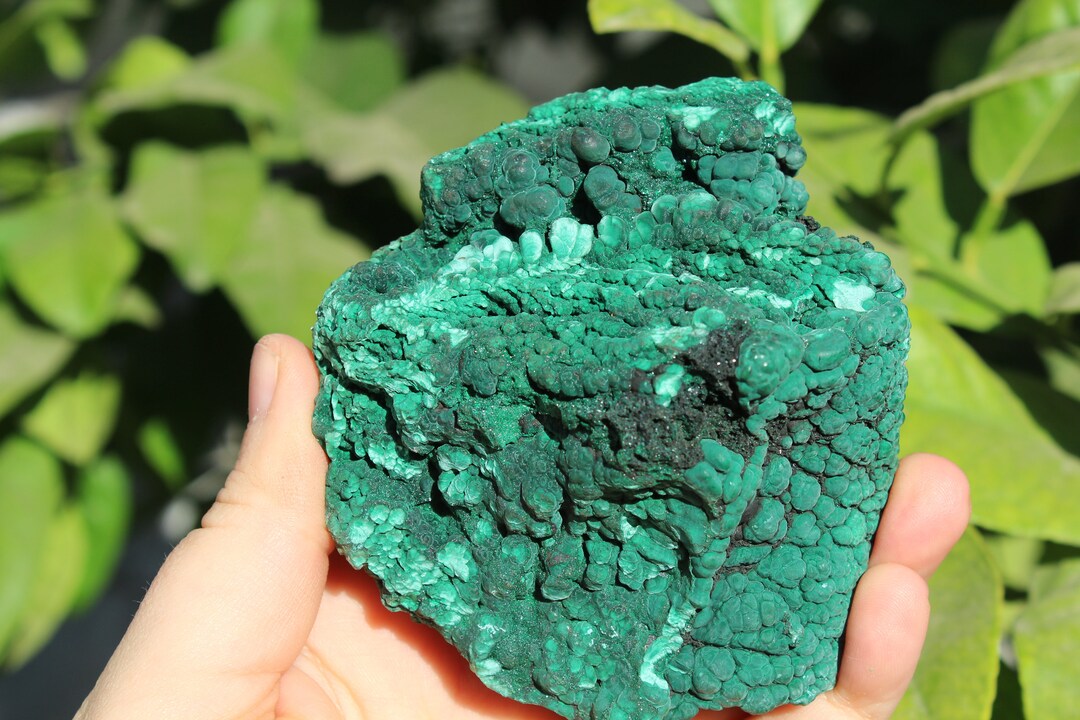 Botryoidal Malachite, Malachite Specimen, Raw Malachite Specimen, Druzy ...