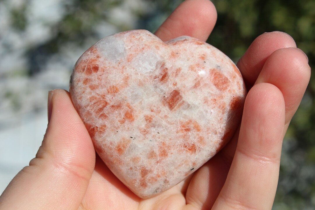 Sunstone Heart, Sunstone, Golden Flash, Copper Tones, Sunstone Palm ...
