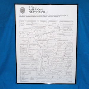 Univariate Distributions Poster - Etsy