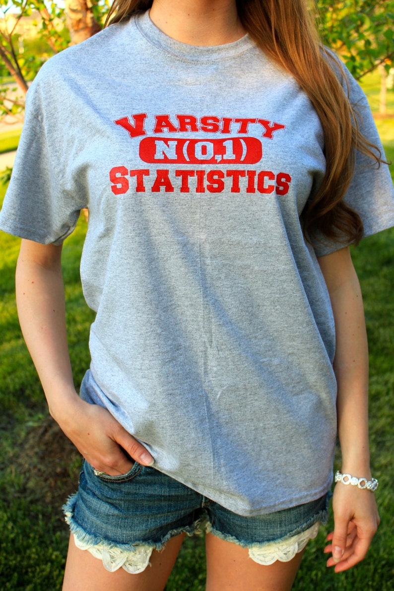Varsity Statistics T-shirt - Etsy