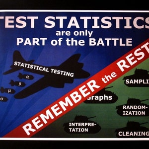 Statistics Propaganda Poster - Test Statistics Are Only Part of the ...