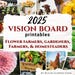 Printable Vision Dream Board for Flower Farmers, Gardeners ...