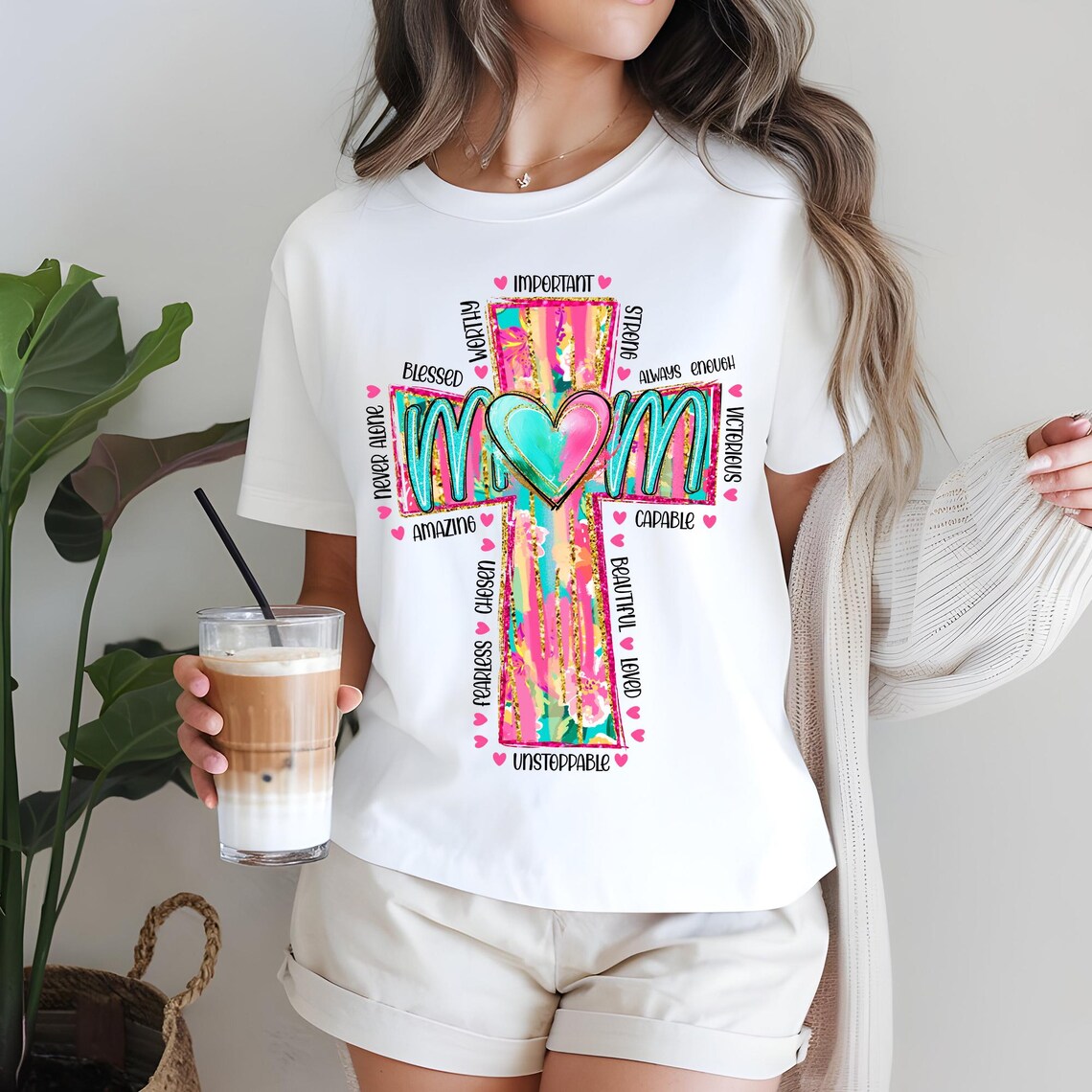 Christian Faith Mom PNG, Mom Cross PNG, Mom Heart PNG, Christian Faith ...