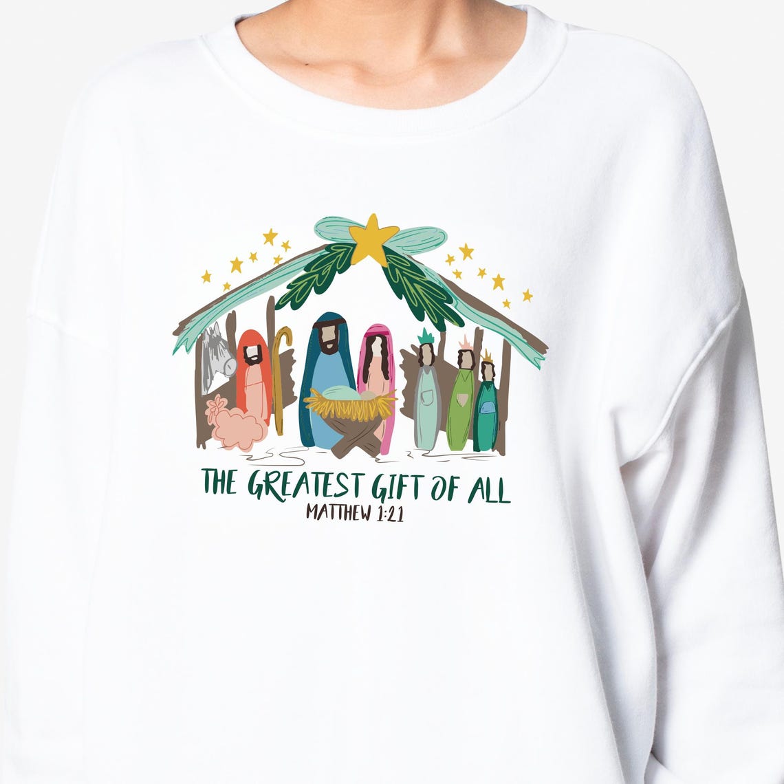 Greatest Gift of All Svg, Christmas Svg, Jesus Svg, Christmas Gift ...