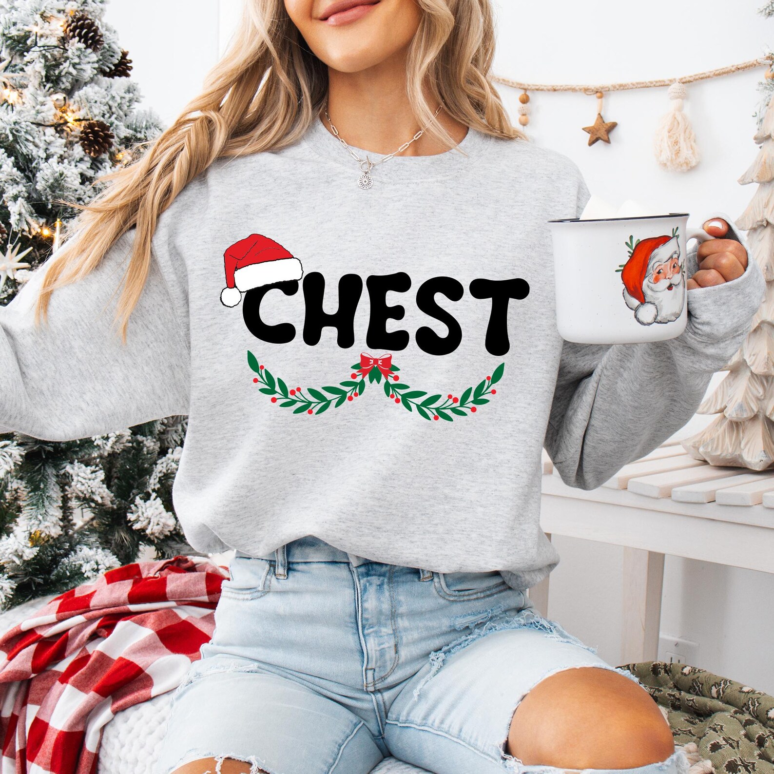 Chest and Nuts Couples Christmas Svg, Chest Nuts Png, Funny Christmas ...
