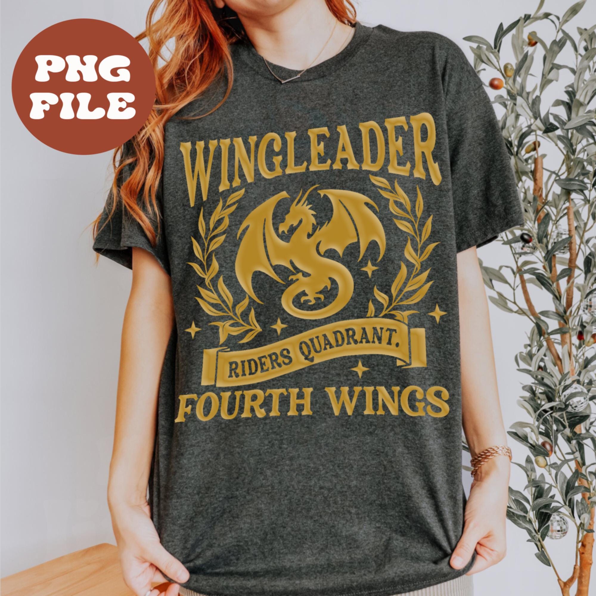 Wingleader Fourth Wing PNG Digital, Riders Quadrant Basgiath War ...