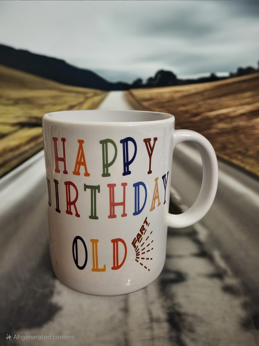 Funny Birthday Mug, "old Fart", Novelty Gift - Etsy