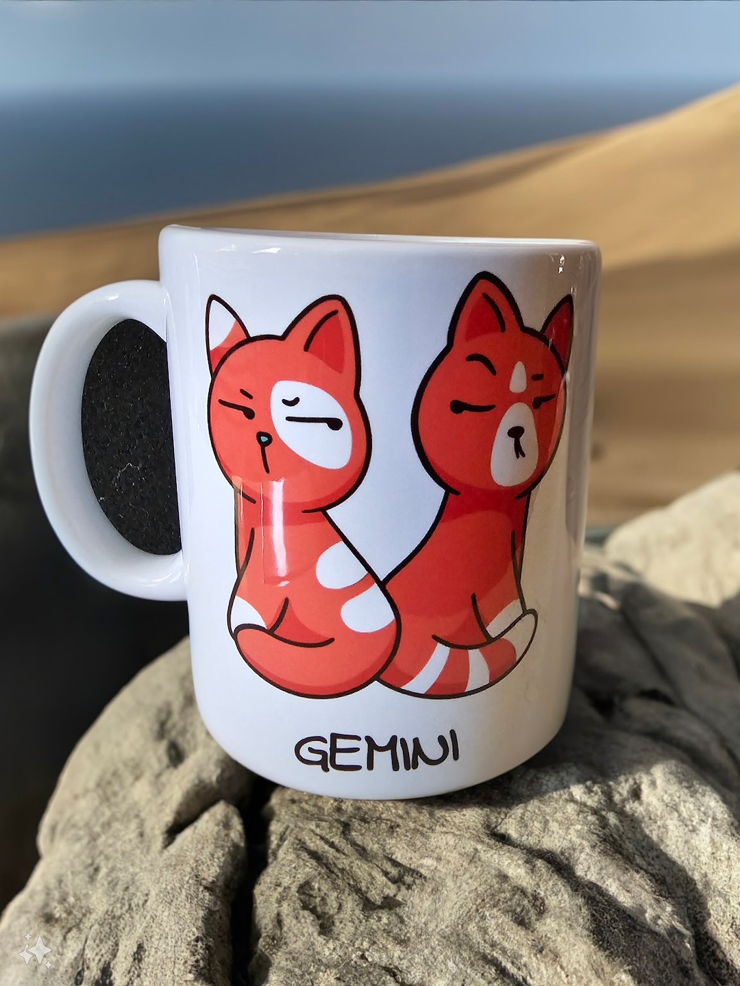 Gemini Mug, Cute Zodiac Twins Coffee Mug, Astrology Gift, Funny Gemini ...