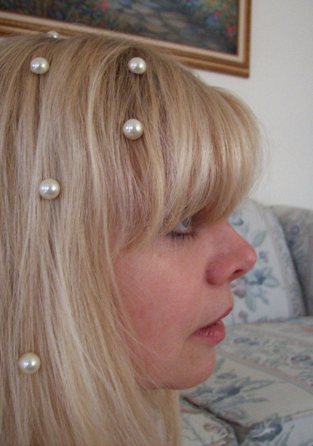 Floating Hair Pearls Set of 10 Wedding Bridal Prom Hair Jewelry ...