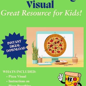 Pizza Breathing Printable – Kids Calm Down Visual Aid - Etsy
