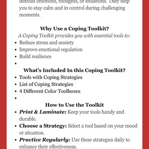 Coping Skills Toolbox, Play Therapy, Therapy Worksheets, Therapy ...