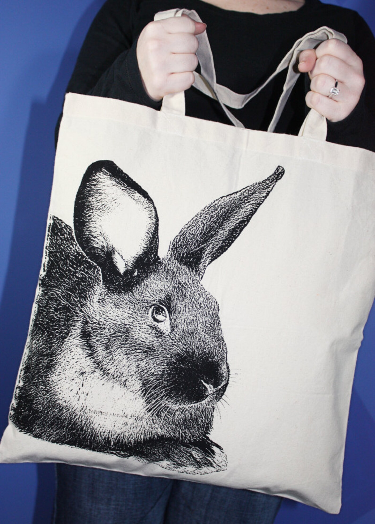 Rabbit Tote Bag Rabbit Bag Bunny Tote Bunny Bag Tote Bag - Etsy