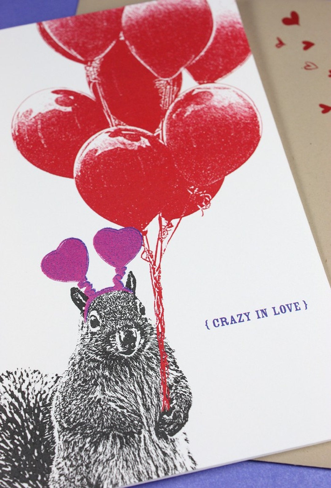 Squirrel Wedding Card, Valentine - Etsy
