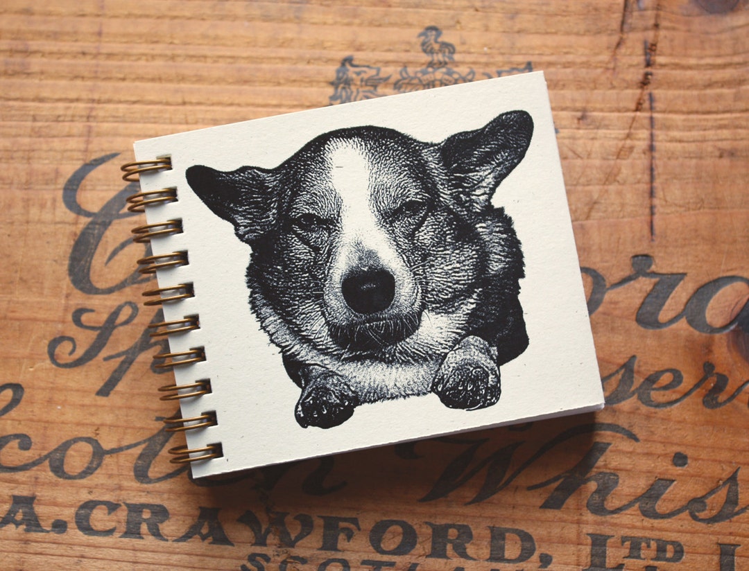 Corgi Mini Journal, Small Unlined Notebook - Etsy