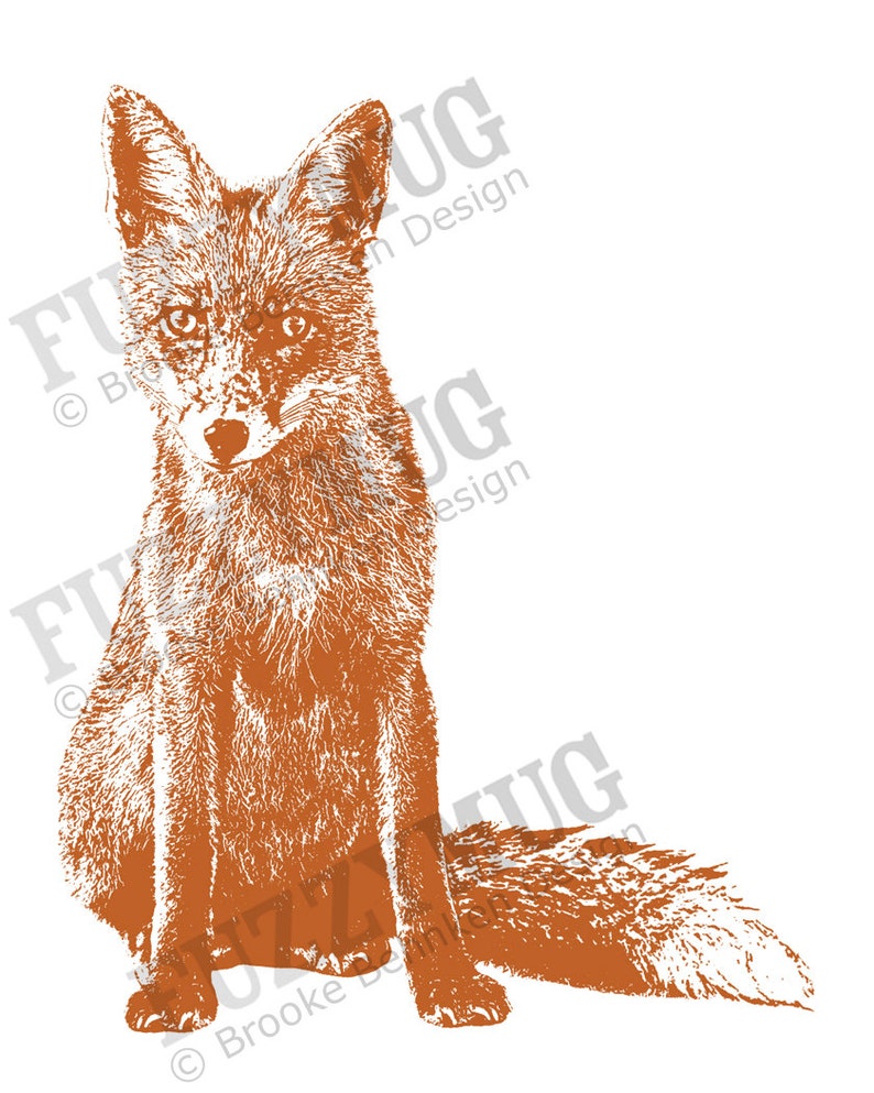 11x14 Fox Limited Edition Art Print Fox Art Fox Nursery - Etsy