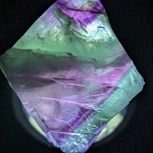 Fluorite Octahedron Natural Geometric Formation Crystals- Blue-green (4 ...