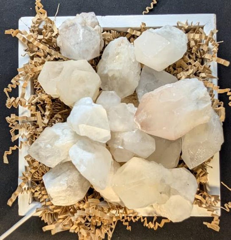 Candle Quartz Standing Raw Natural Crystals - Etsy