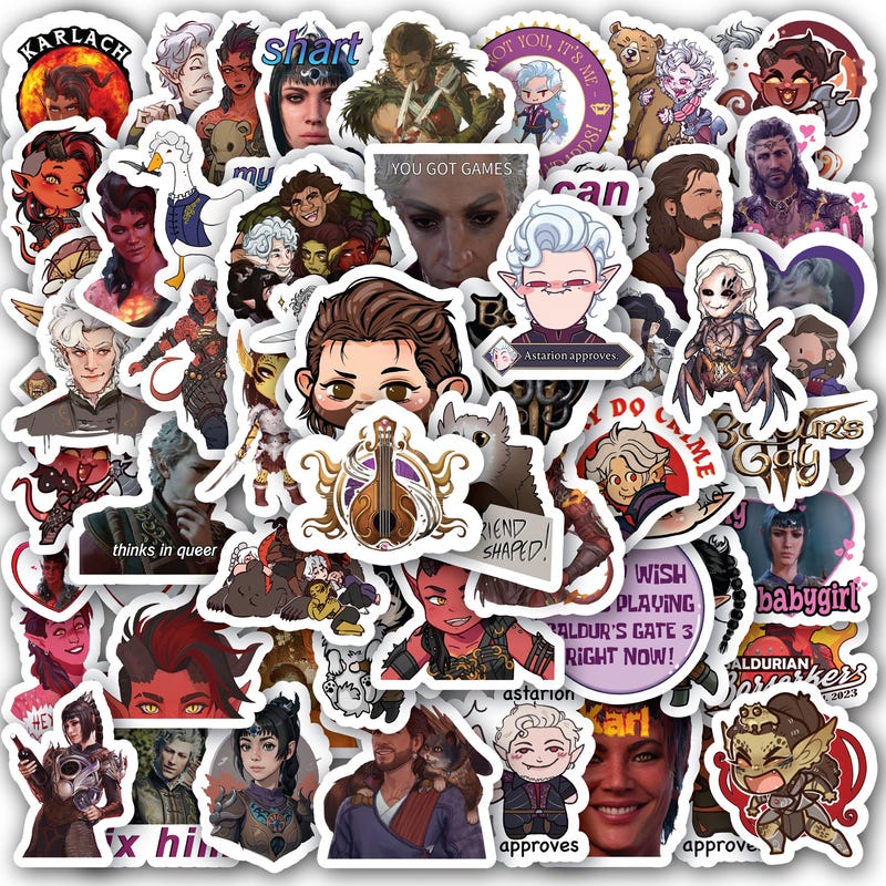 Sticker Baldur Gate - Etsy