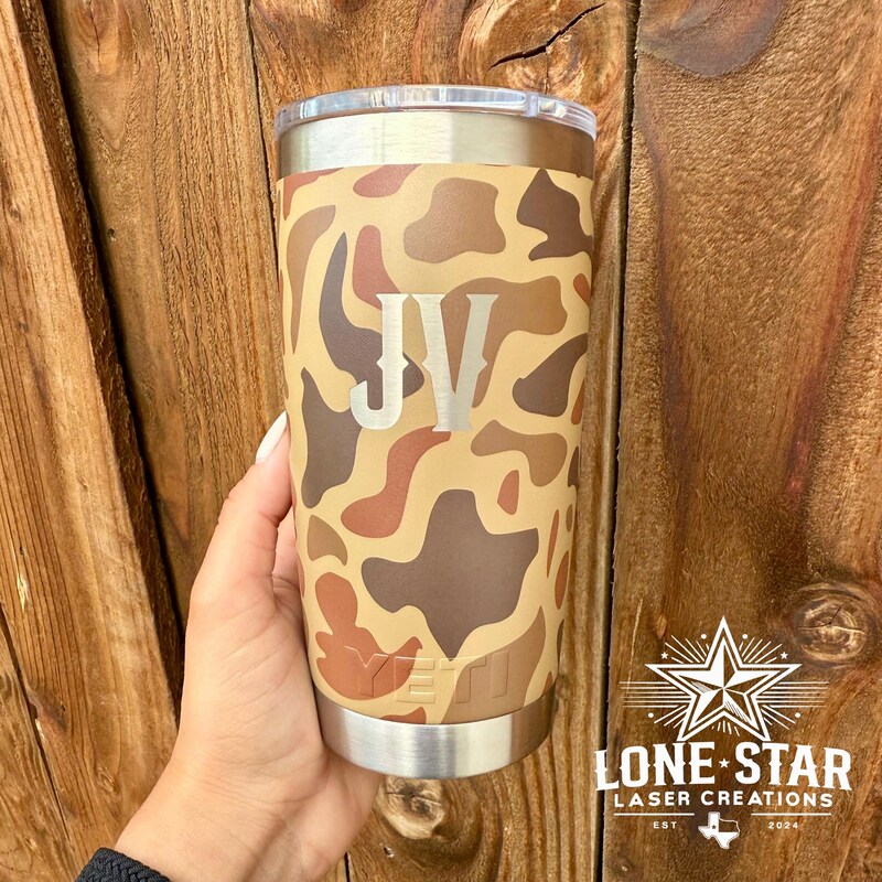 Yeti Camouflage Tumbler - Etsy