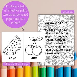 JW Kids Coloring Pages, Fruitage of the Spirit, Family Worship Idea ...