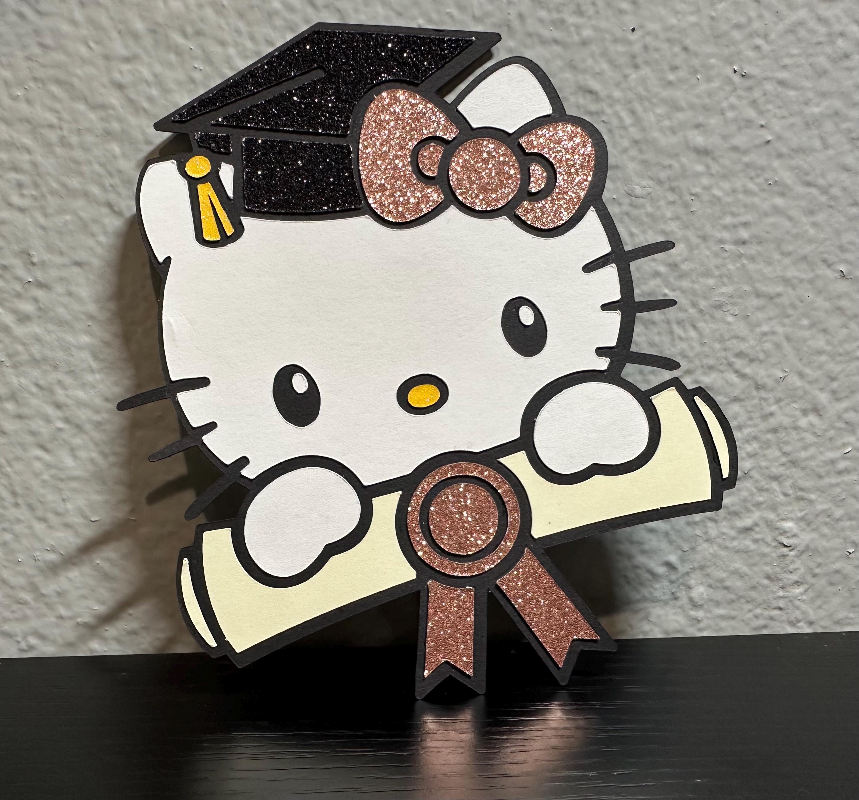 HK Graduation Floral Bouquet Topper - Etsy