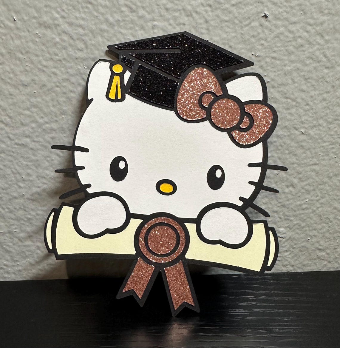 HK Graduation Floral Bouquet Topper - Etsy