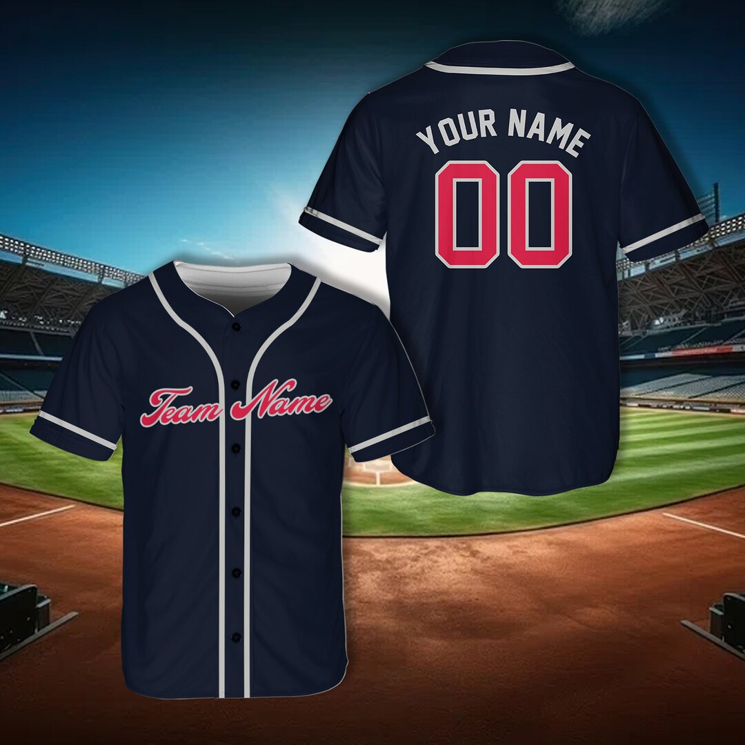 Personalized American Baseball Team Jersey Custom Jersey Color Baseball ...