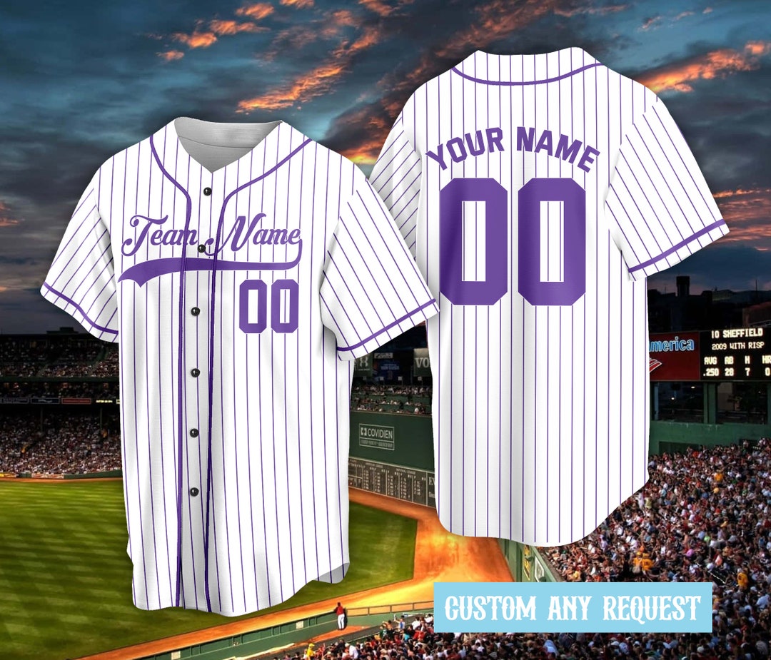 Custom Color Stripe Line Color Baseball Jersey Personalized Baseball ...